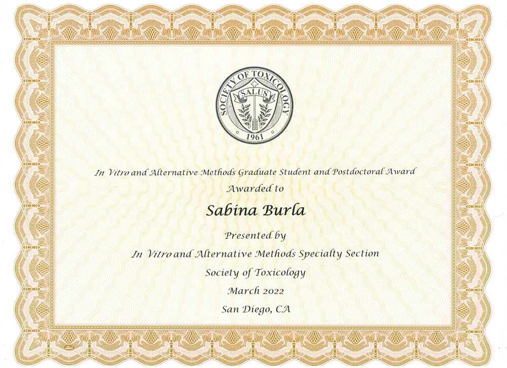 Awards | INVITROLIZE